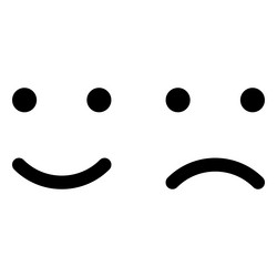Sad Face Black and White Vector Images (over 5,100)