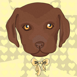 Chocolate Labrador Vector Images (over 130)