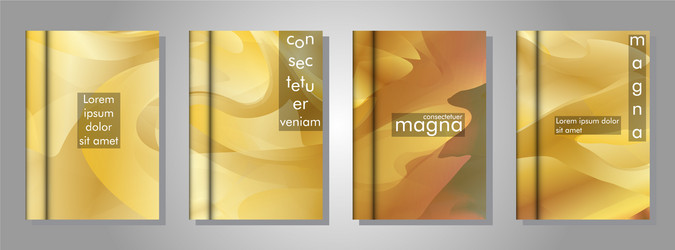 Collection book cover backgrounds eps Royalty Free Vector