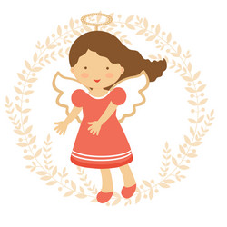 Cute angel Royalty Free Vector Image - VectorStock