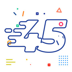 Number 45 Vector Images (over 1,500)