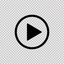 Video projector sign icon in transparent style Vector Image