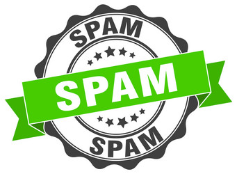 Spam stamp Royalty Free Vector Image - VectorStock