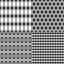 Rhombus seamless pattern simple geometric Vector Image