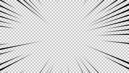 Black comic book transparent background Royalty Free Vector
