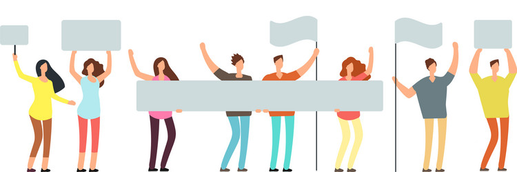 Crowd Flags Vector Images (over 4,000)