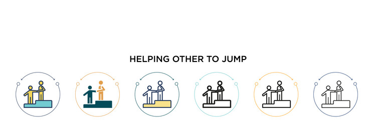 Kids Helping Others Vector Images (45)