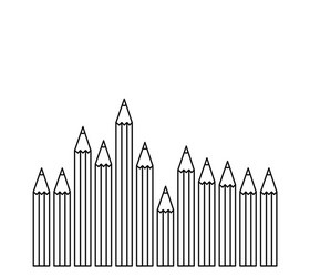 A man thinking line drawing style design Vector Image