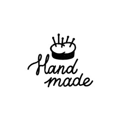 Homemade icon or logo vintage stamp Royalty Free Vector