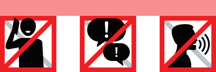 Please Keep Quiet Sign