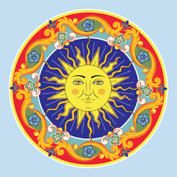 Medieval Sun Vector Images (over 2,200)