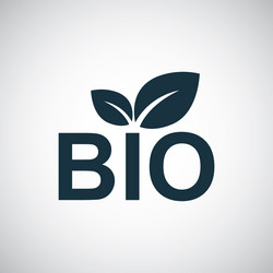 Bio icon Royalty Free Vector Image - VectorStock