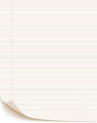 White note papers with adhesive tape Royalty Free Vector