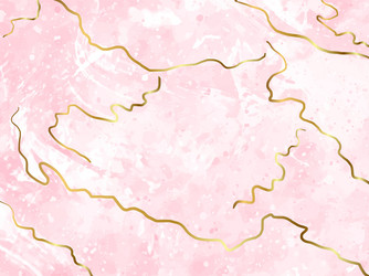 Gold metallic glossy texture rose quartz pattern Vector Image