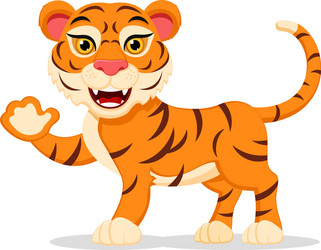Tiger Waving Vector Images (over 1,100)