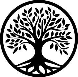 Tree of life emblem Royalty Free Vector Image - VectorStock