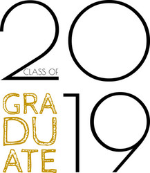 Congratulations graduates Royalty Free Vector Image
