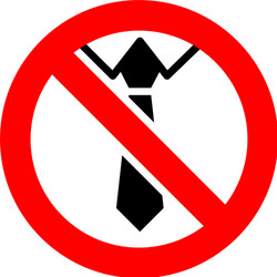 Prohibited sign Royalty Free Vector Image - VectorStock