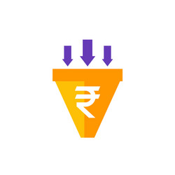 Indian rupees icons sign Royalty Free Vector Image