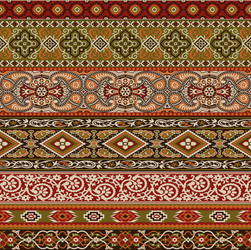 Colorful paisley pattern for textile cover Vector Image
