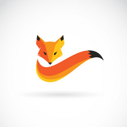 Image of an fox design Royalty Free Vector Image