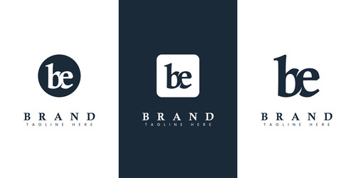 Modern and simple lowercase letter logo Royalty Free Vector