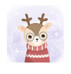 Christmas Reindeer Clipart Vector Images (over 1,500)