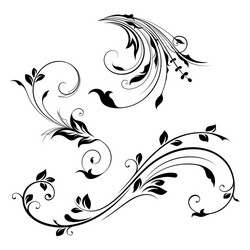 Design element swirls-4 Royalty Free Vector Image
