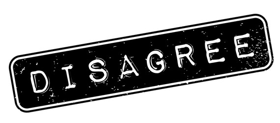 Disagree rubber stamp Royalty Free Vector Image