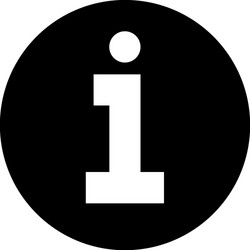 Info symbol Royalty Free Vector Image - VectorStock