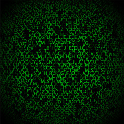 Matrix background eps10 Royalty Free Vector Image