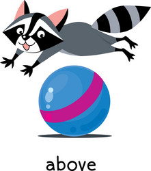 Above Preposition Clipart