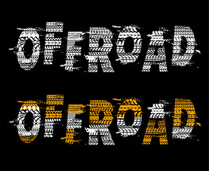 Off Road Font Vector Images (over 320)