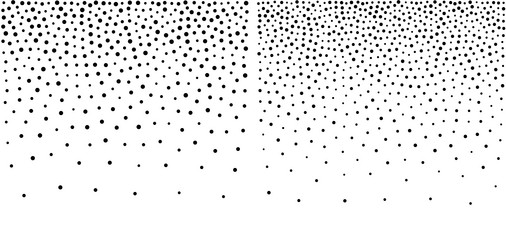 Abstract gradient halftone random dots background Vector Image