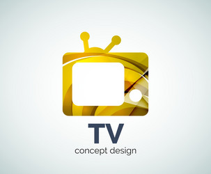 Tv logo template Royalty Free Vector Image - VectorStock