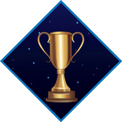 Big trophy icon Royalty Free Vector Image - VectorStock