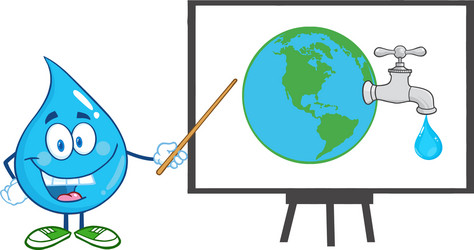 Water Drip Kids Drop Fresh Droplet Animate Vector Images (34)