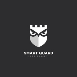 Smart security logo Royalty Free Vector Image - VectorStock