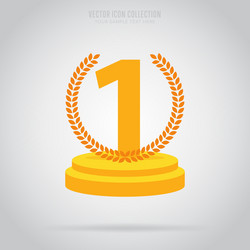 Collection of winner label sticker tags Royalty Free Vector