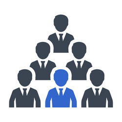 Security team icon Royalty Free Vector Image - VectorStock