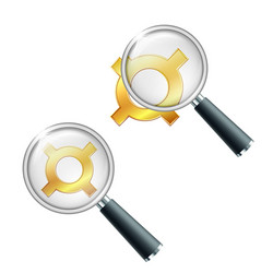 Gold Magnifying Glass Vector Images (over 4,600)