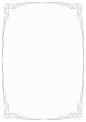 Blue frame border with security protective grid Vector Image