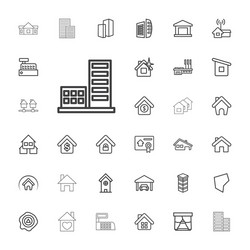 7 real icons Royalty Free Vector Image - VectorStock