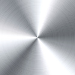 Realistic brushed metal texture polished Vector Image
