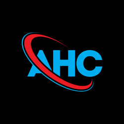Ahc logo letter design Royalty Free Vector Image