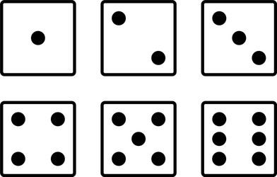 Dice One Side Vector Images (over 170)