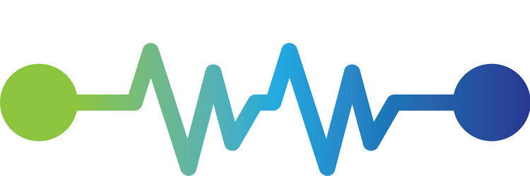 Pulse logo template Royalty Free Vector Image - VectorStock