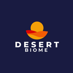 Sand house desert architecture logo concept Vector Image