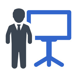 Training session icon Royalty Free Vector Image