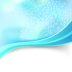 Blue modern folder with metal border design Vector Image